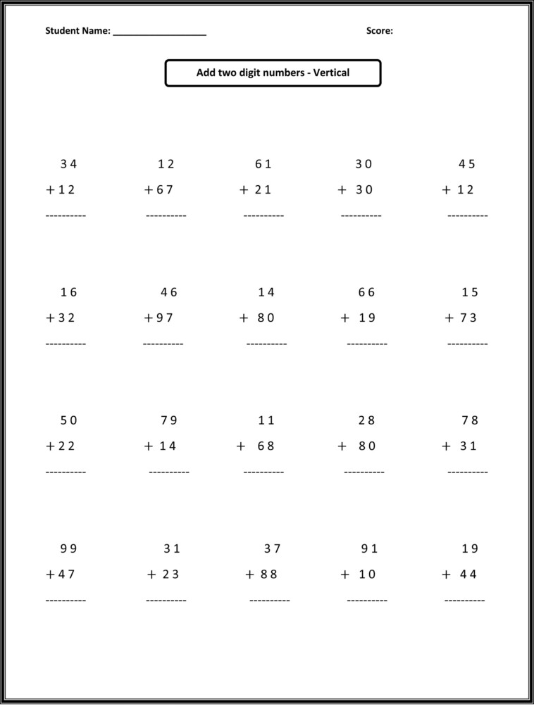 2nd Grade Free Math Printables - NewFreePrintable.net 2nd Grade Free Math Printables - NewFreePrintable.net